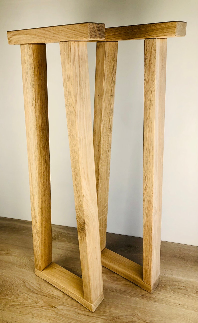 Console Table Legs Oak Legs - Etsy
