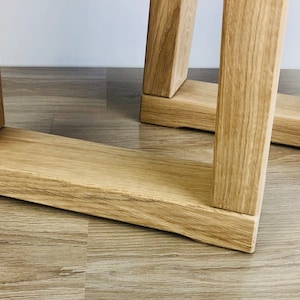 Console Table Legs, Oak Legs - Etsy