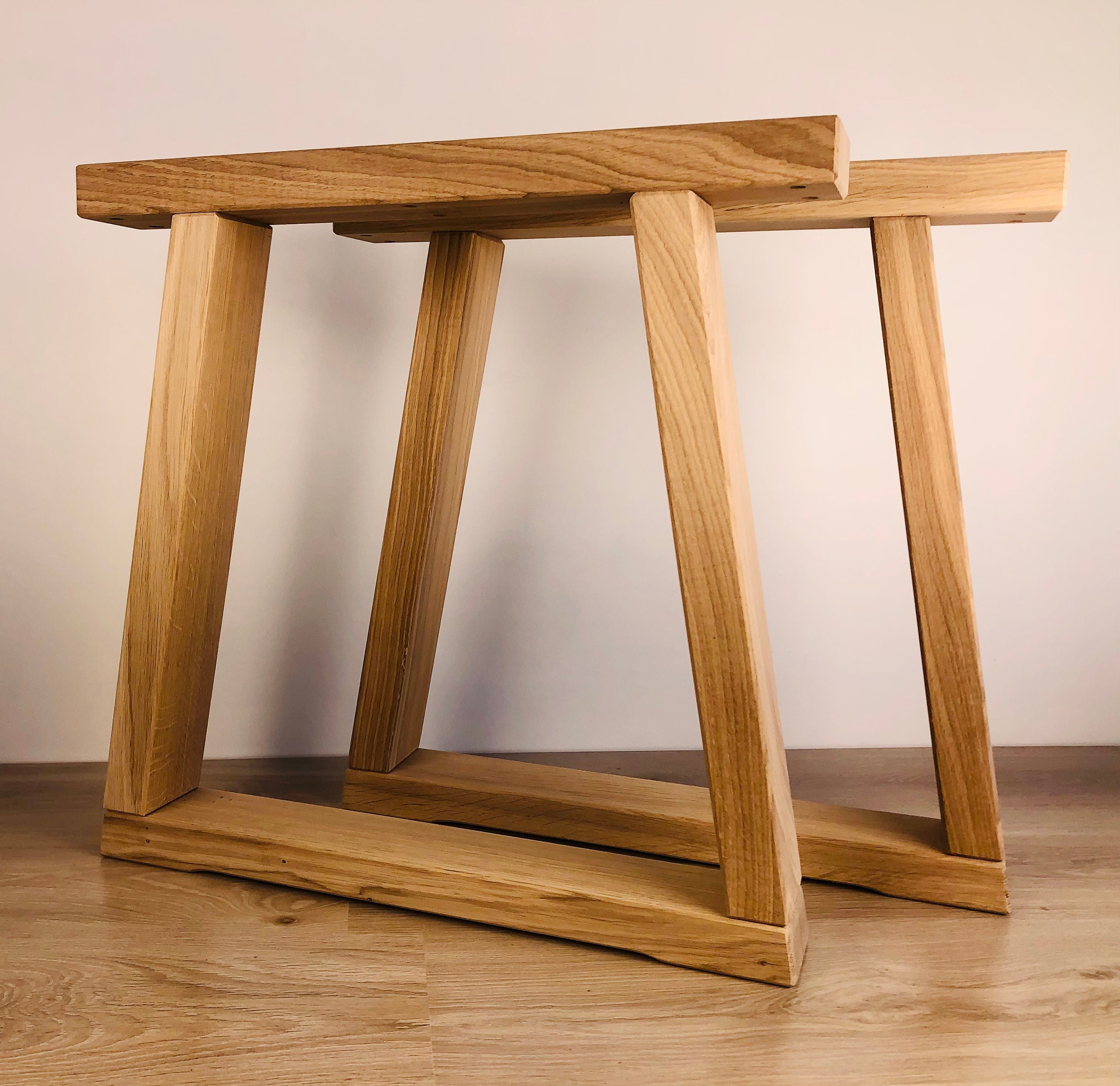 Oak Coffee Table U-legs - Etsy