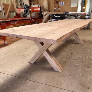 Handmade Heavy Duty Oak Furniture Legs / X-shaped Oak Table Legs ...