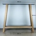 Oak Wood Table Legs, A 80 -shaped - Etsy