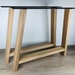 Oak Wood Table Legs, A 80 -shaped - Etsy