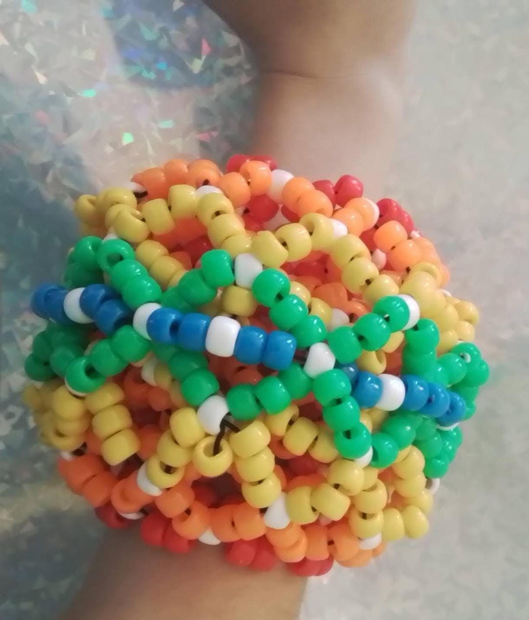 Rainbow Epic Kandi Cuff!! XD - Etsy