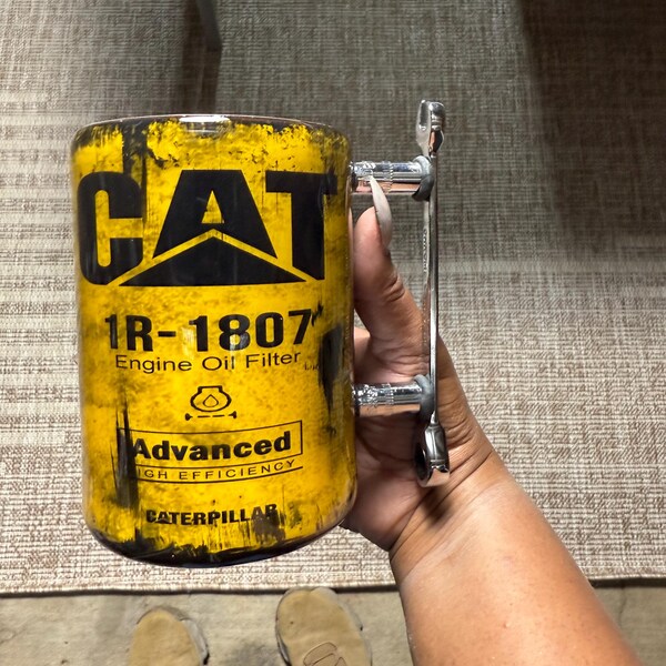 Cat Oil Filter Tumbler - Etsy