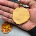 Kawaii Waffle Keychain - Etsy