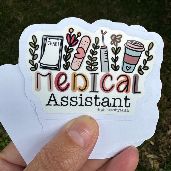 Medical Assistant Stickers - Etsy