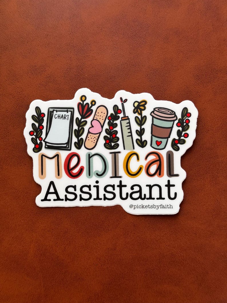 Medical Assistant Stickers - Etsy