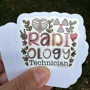 Radiology Technologist Stickers updated Wording Coming Soon - Etsy