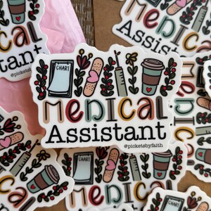 Medical Assistant Stickers - Etsy