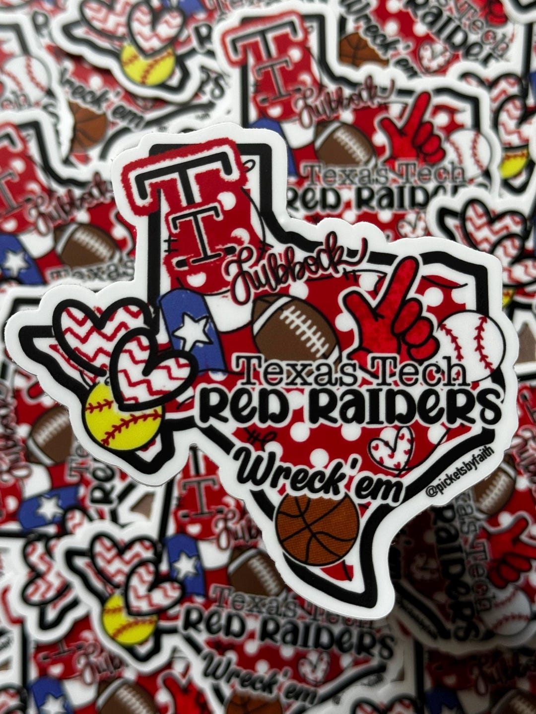Lubbock Raiders Sticker - Etsy