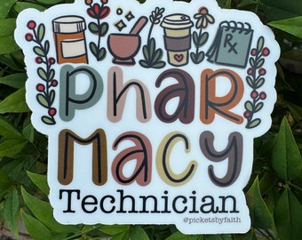Snarky Pharmacy Technician Sticker Pack! 8 Cpht Sticker Favorites ...