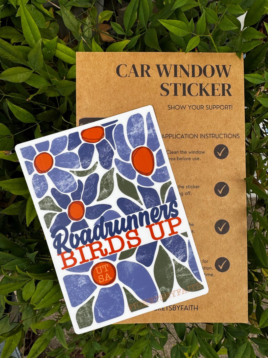 UTSA Roadrunners Birds up Car Window Sticker - Etsy