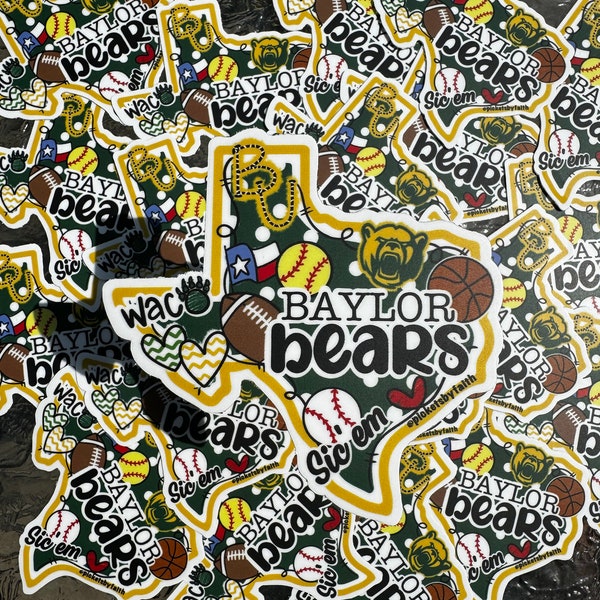 Baylor Decal - Etsy
