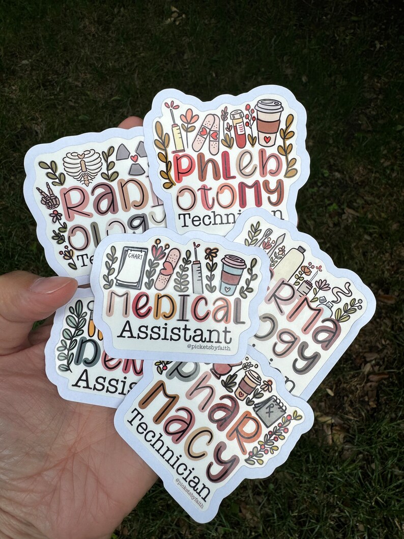 Medical Assistant Stickers - Etsy