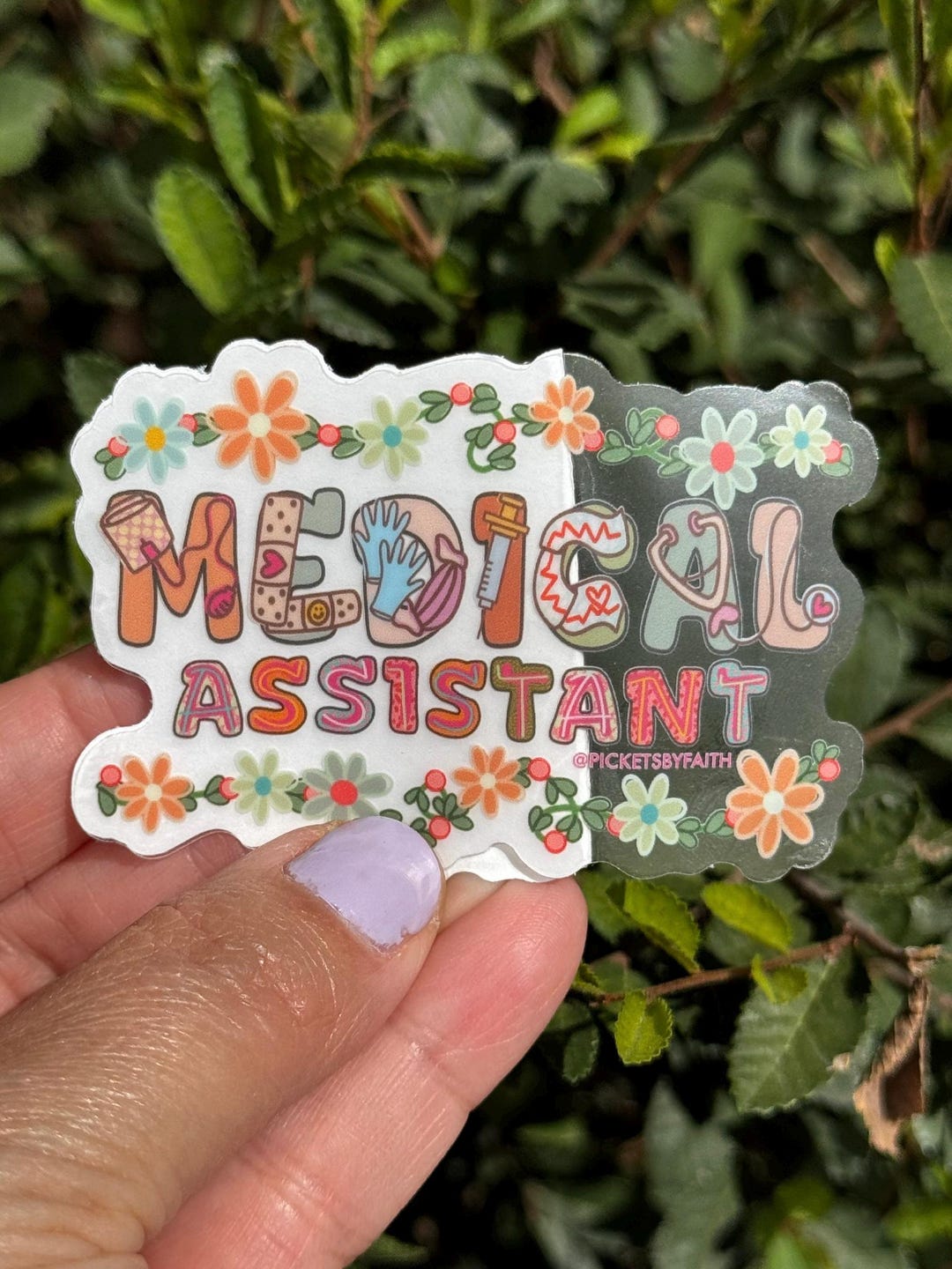 Cute Clear Medical Assistant Stickers - Etsy
