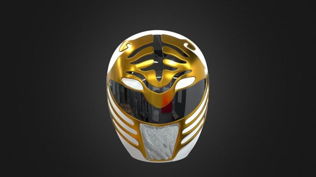 Power Rangers Gold Ranger Helmet 3D Printable Model Cosplay - Etsy