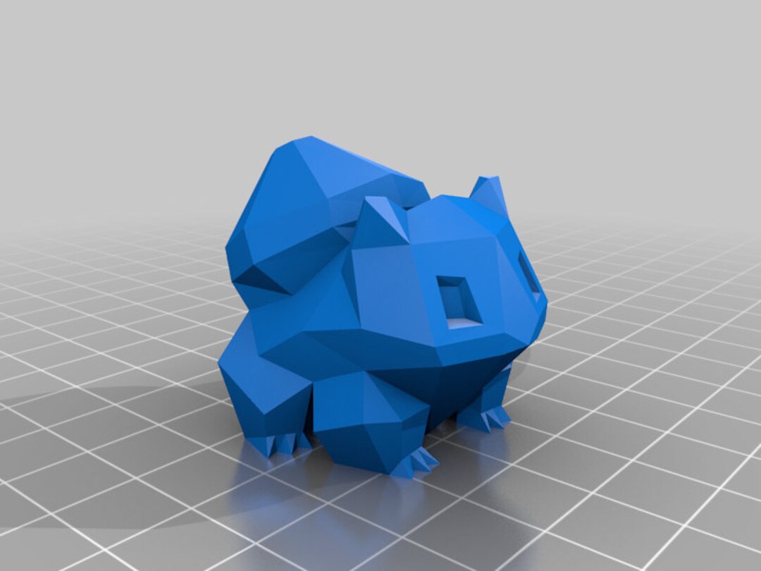 Low Poly Bulbasaur STL the Perfect File for 3D Printing - Etsy Low Poly Bulbasaur STL the Perfect File for 3D Printing - Etsy