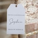 Reserved Row Tags, Hammered Card, Wedding Tags, Seating Plan sienna ...