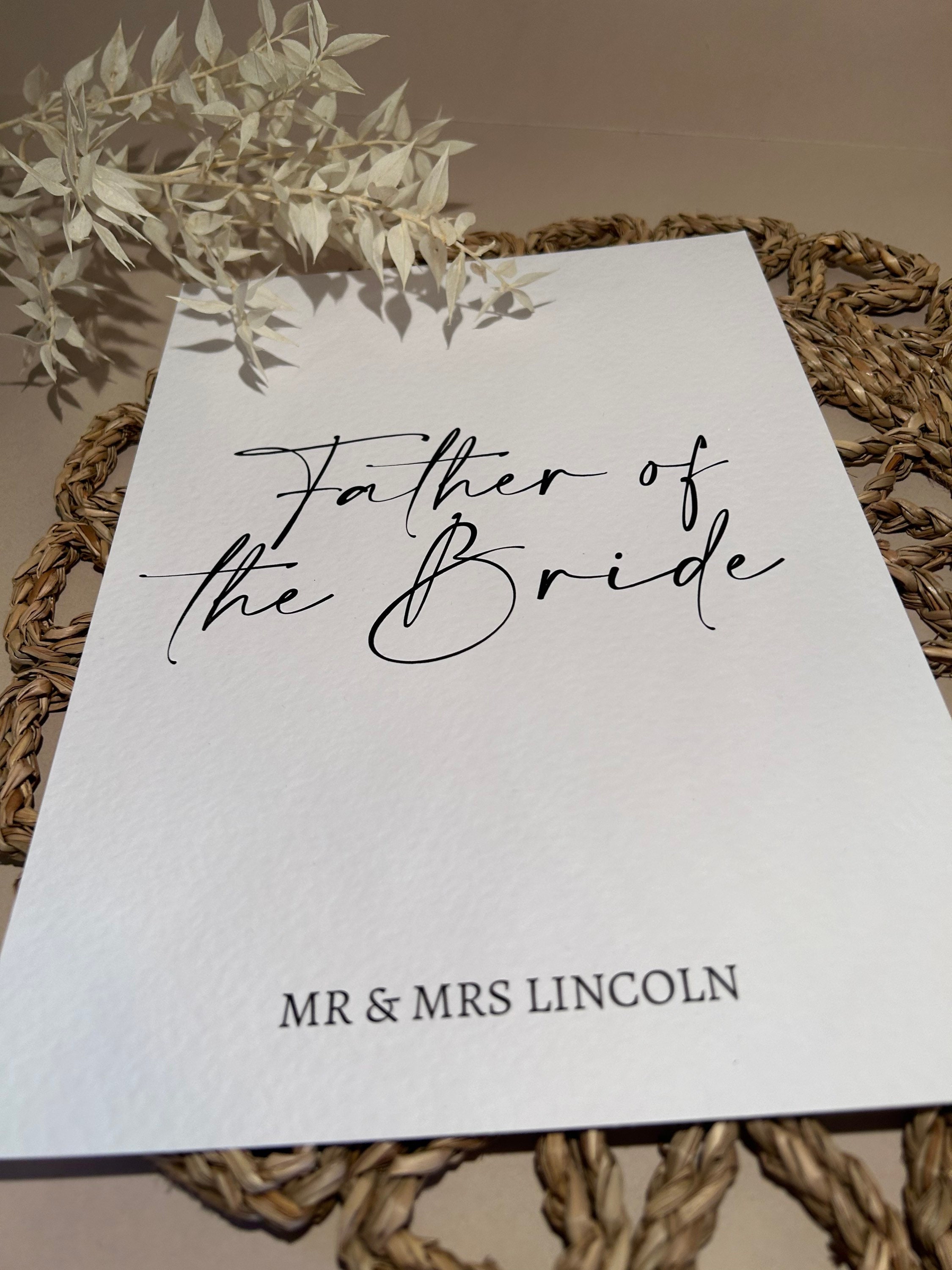 A4 Speech Cards Minimalist Style on Hammered Card (sienna Collection ...