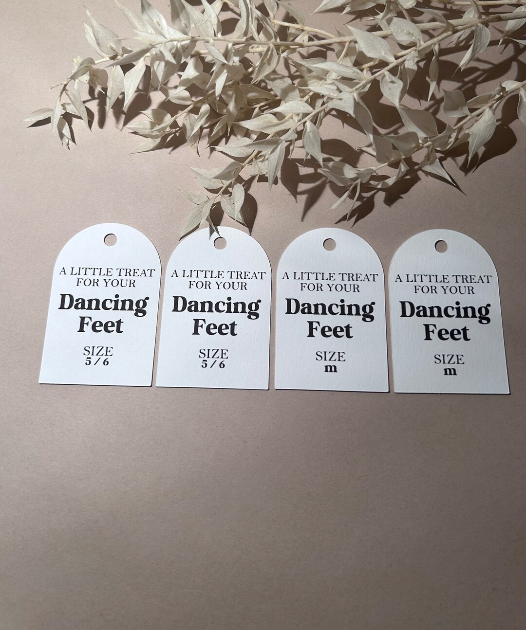 Pack of RETRO Flip Flop Tags Wedding Dancing Feet Tag florence ...