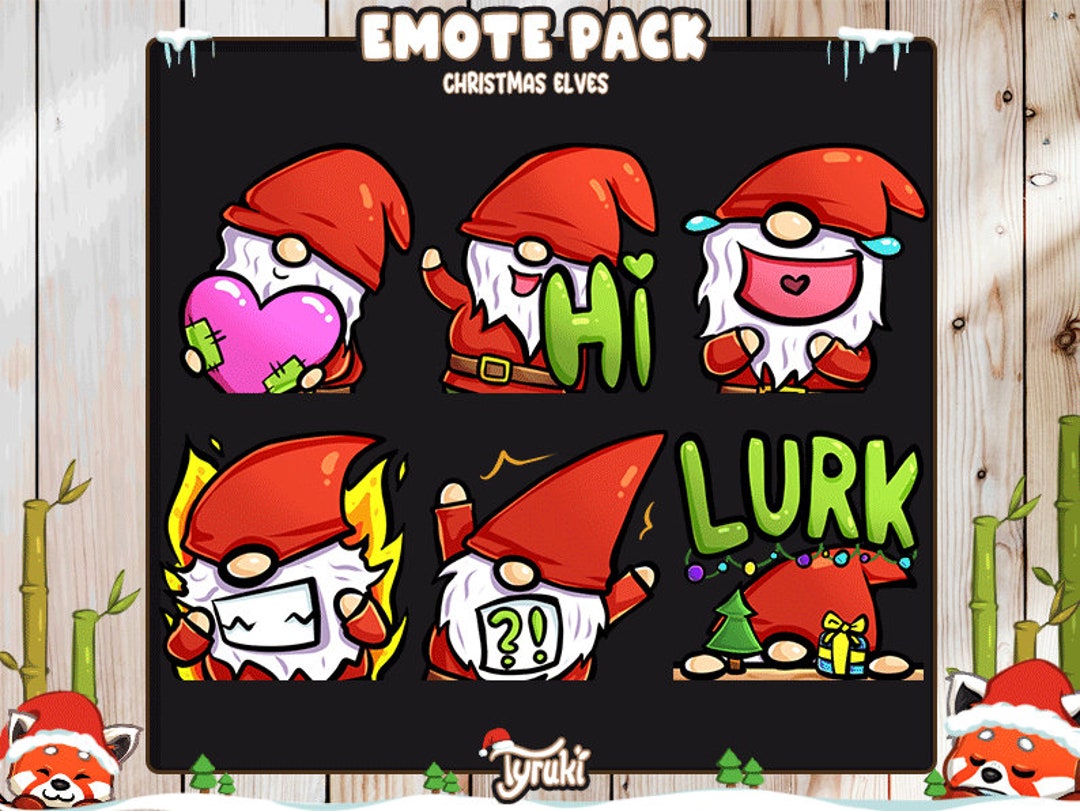 Christmas Elves Twitch Emote Pack - Etsy