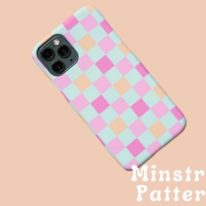 Seamless Summer Checkered Pattern Background Fabric Pattern Spring ...