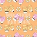 School Pencil Bows Back to School Seamless Pattern for Fabric Printing ...