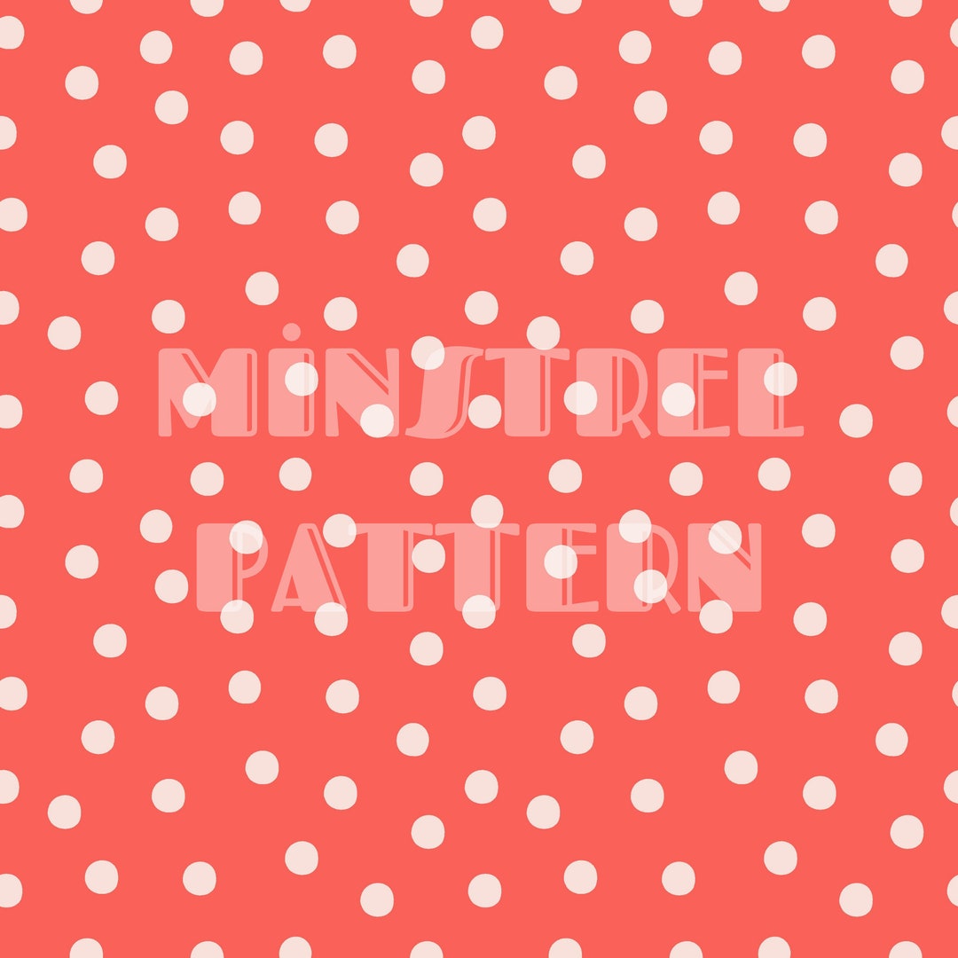 Polka Dots Seamless Pattern Files for Fabric Printing Sublimation, Pink ...