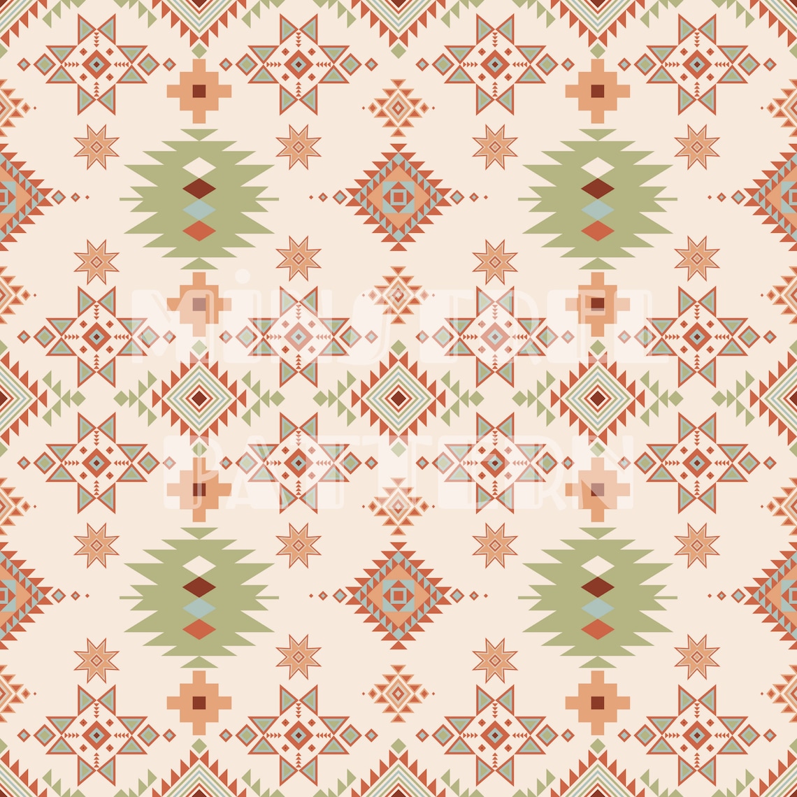 Aztec Seamless Pattern Files for Fabric Printing Sublimation, Western ...