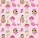 Girl Watercolor Coquette Bows Seamless Pattern Files for Girly Fabric ...
