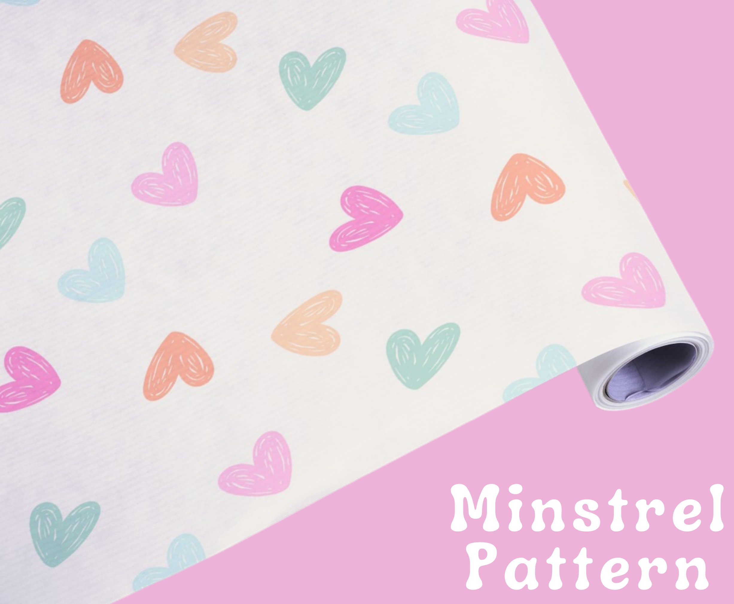 Spring Heart Seamless Digital Pattern Files for Fabric Printing ...