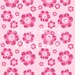 Girly Pink Happy Face Seamless Pattern Files, Groovy Cowboy Daisy ...