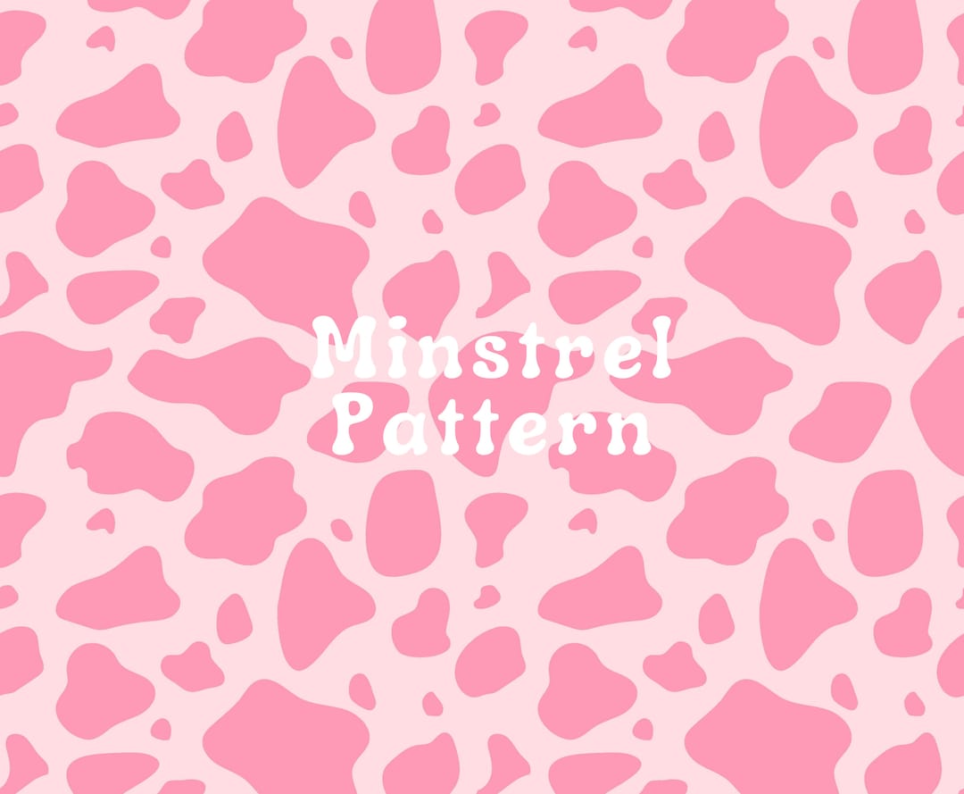 Cow Print Pink Seamless Pattern for Fabric Printing Sublimation Custom ...