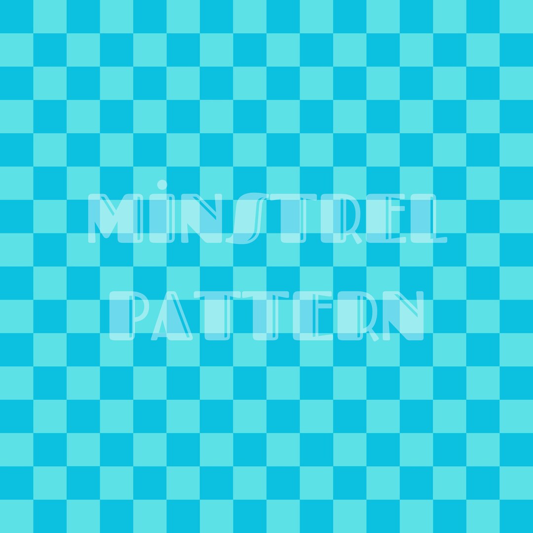 Ocean Blue Checkerboard Seamless Pattern File, Retro Fabric Sublimation ...