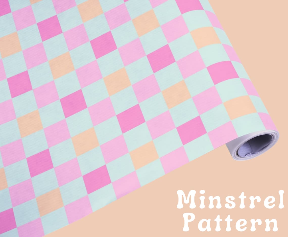 Seamless Summer Checkered Pattern Background Fabric Pattern Spring ...