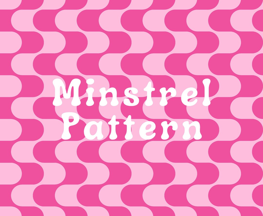 Retro 90s Vintage Pink Wavy Seamless Pattern Files for Girl Fabric ...