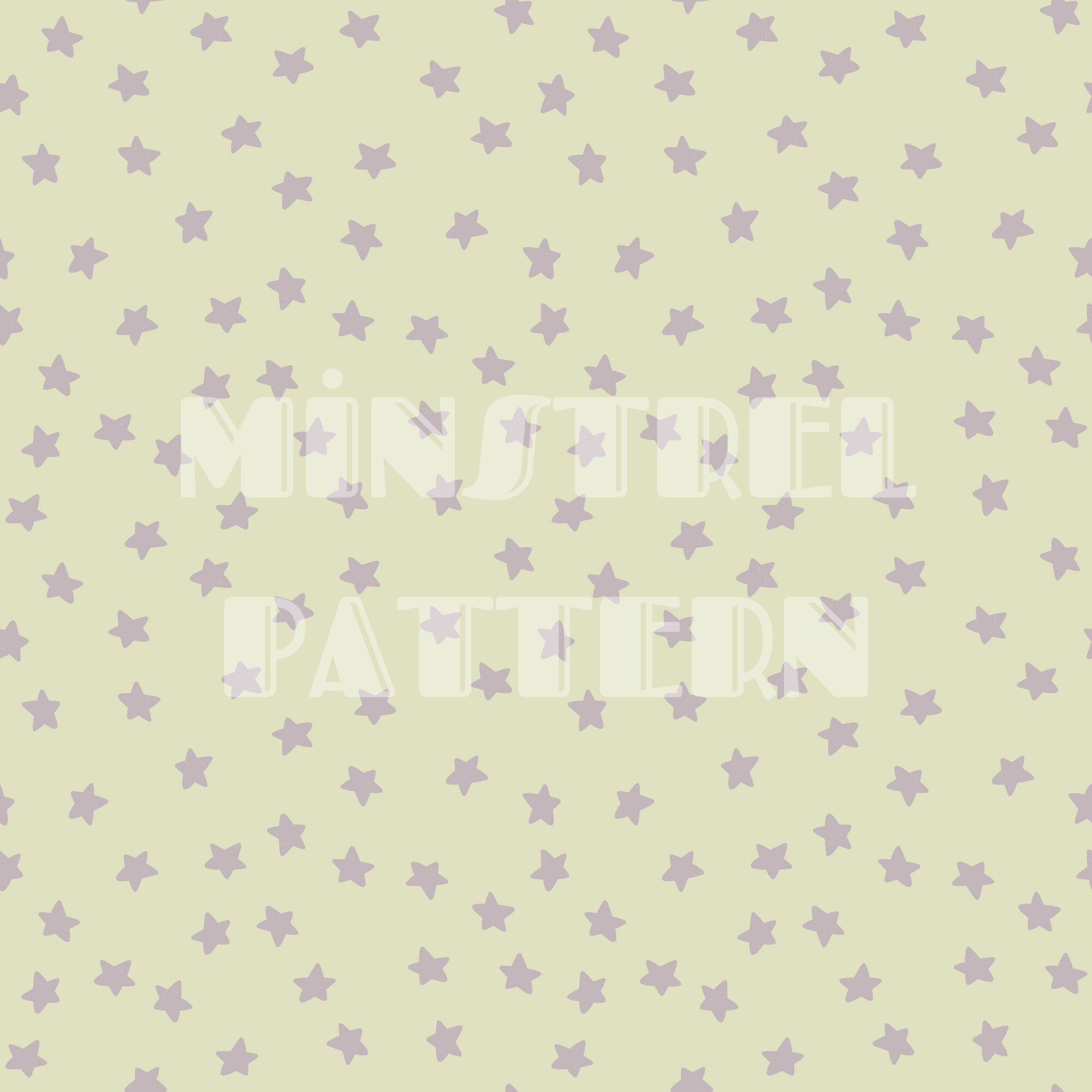Neutral Star Seamless Pattern, Pastel Yellow and Purple Star Fabric ...
