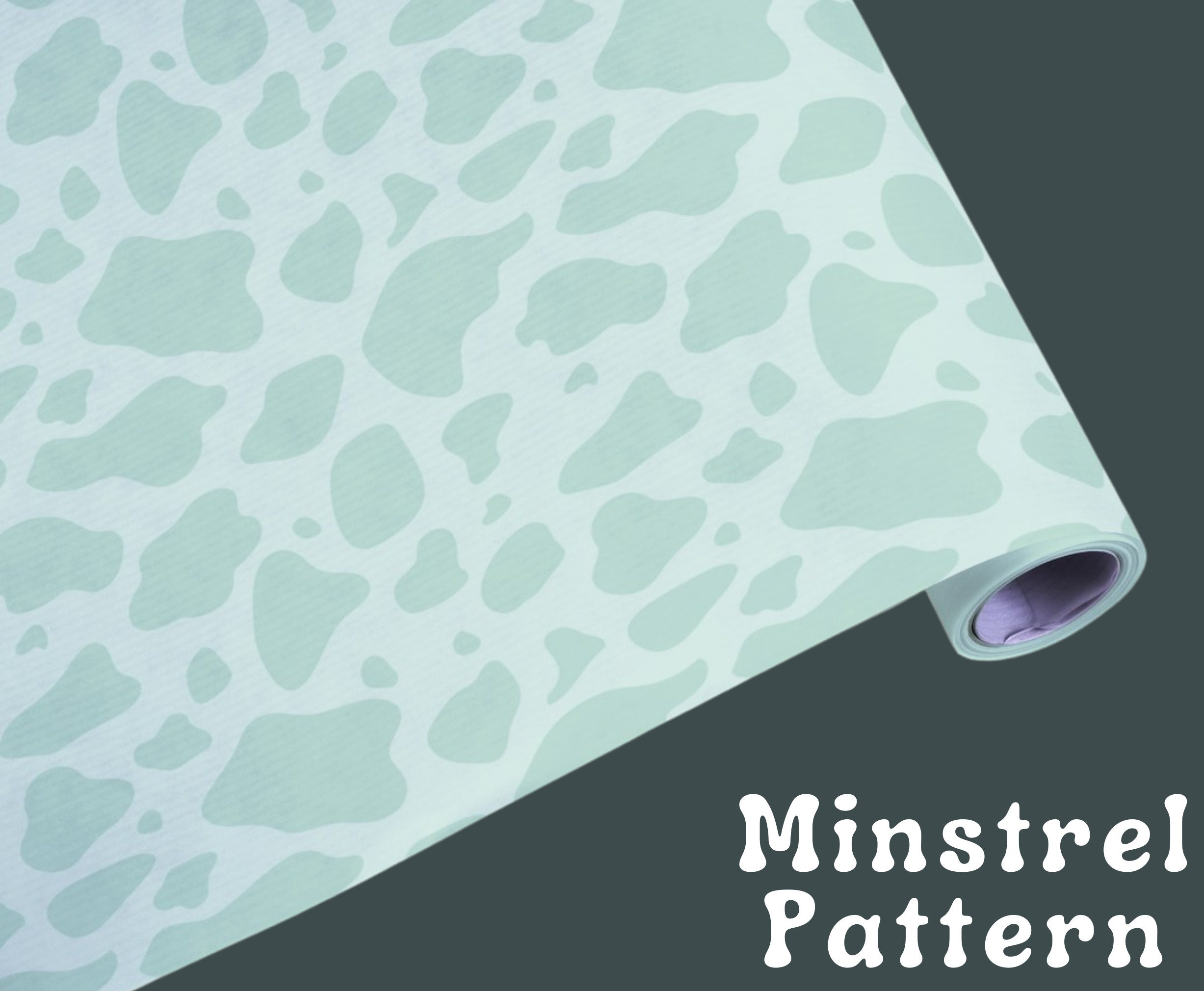 Cow Print Blue Seamless Pattern Files for Fabric Printing Sublimation ...