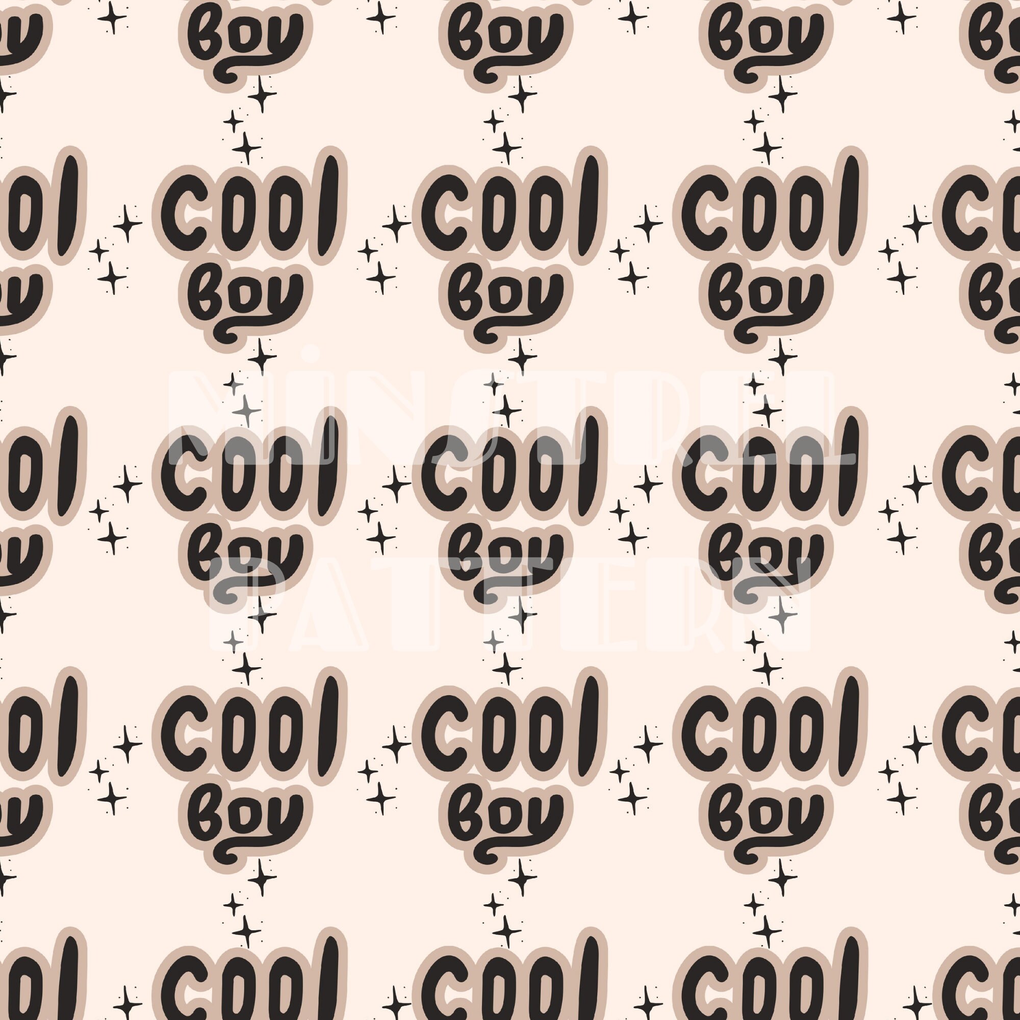 Cool Boy Seamless Pattern, Boys Seamless Files, Bright Star Fabric ...