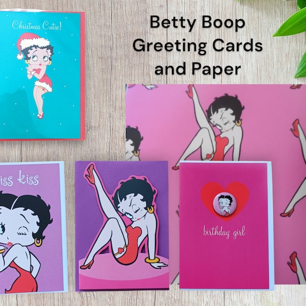 Betty Boop Cards - Etsy UK