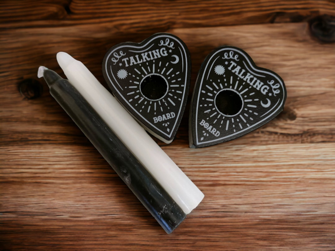 Talking Board Ouija Planchette Spell Candle Holder With Candle - Etsy UK