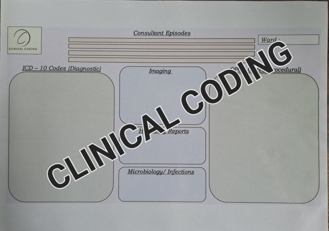Clinical Coding Template / Medical Coding Template With Free ICD 10 ...