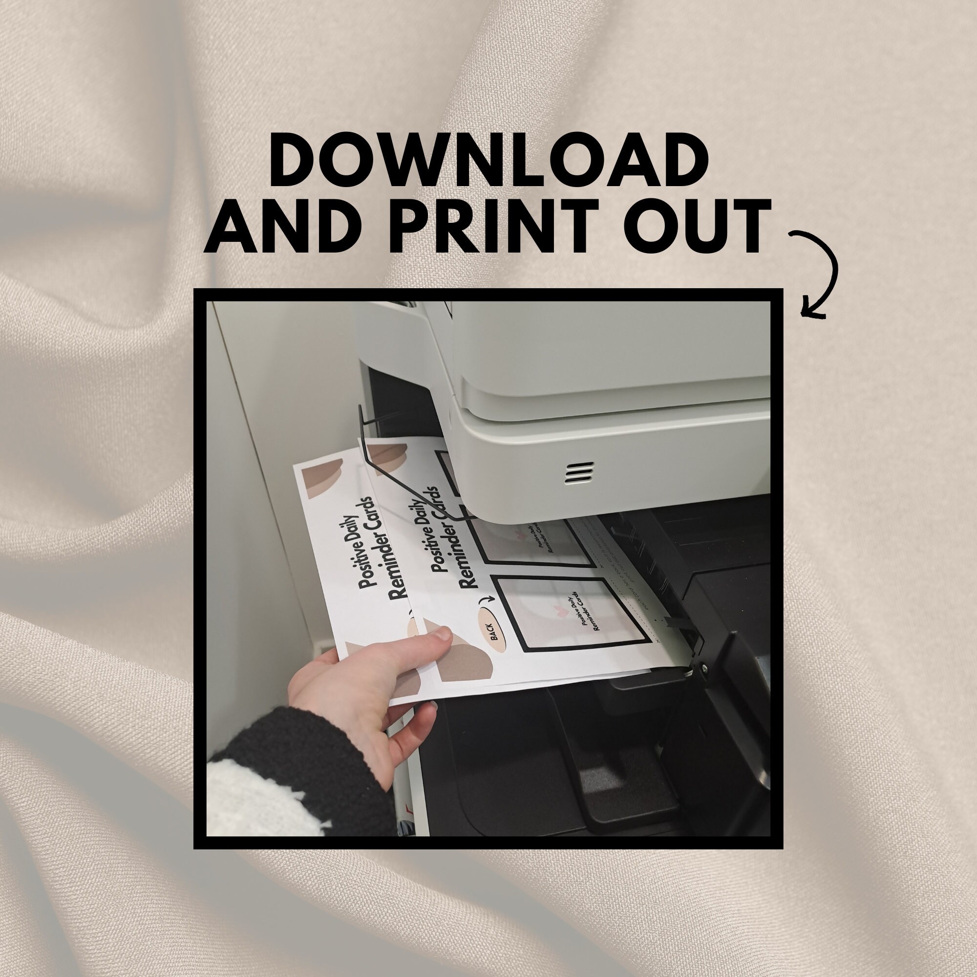 Positive Daily Reminder Cards Printable Encouragement Cards - Etsy