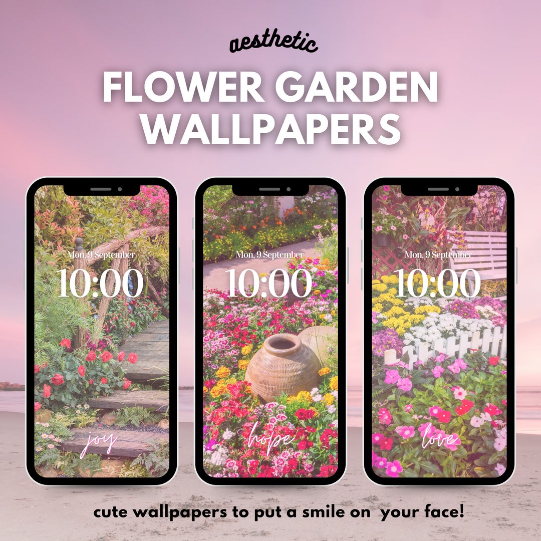 Flower Garden Phone Wallpapers - Simple Flower Garden Wallpapers to ...