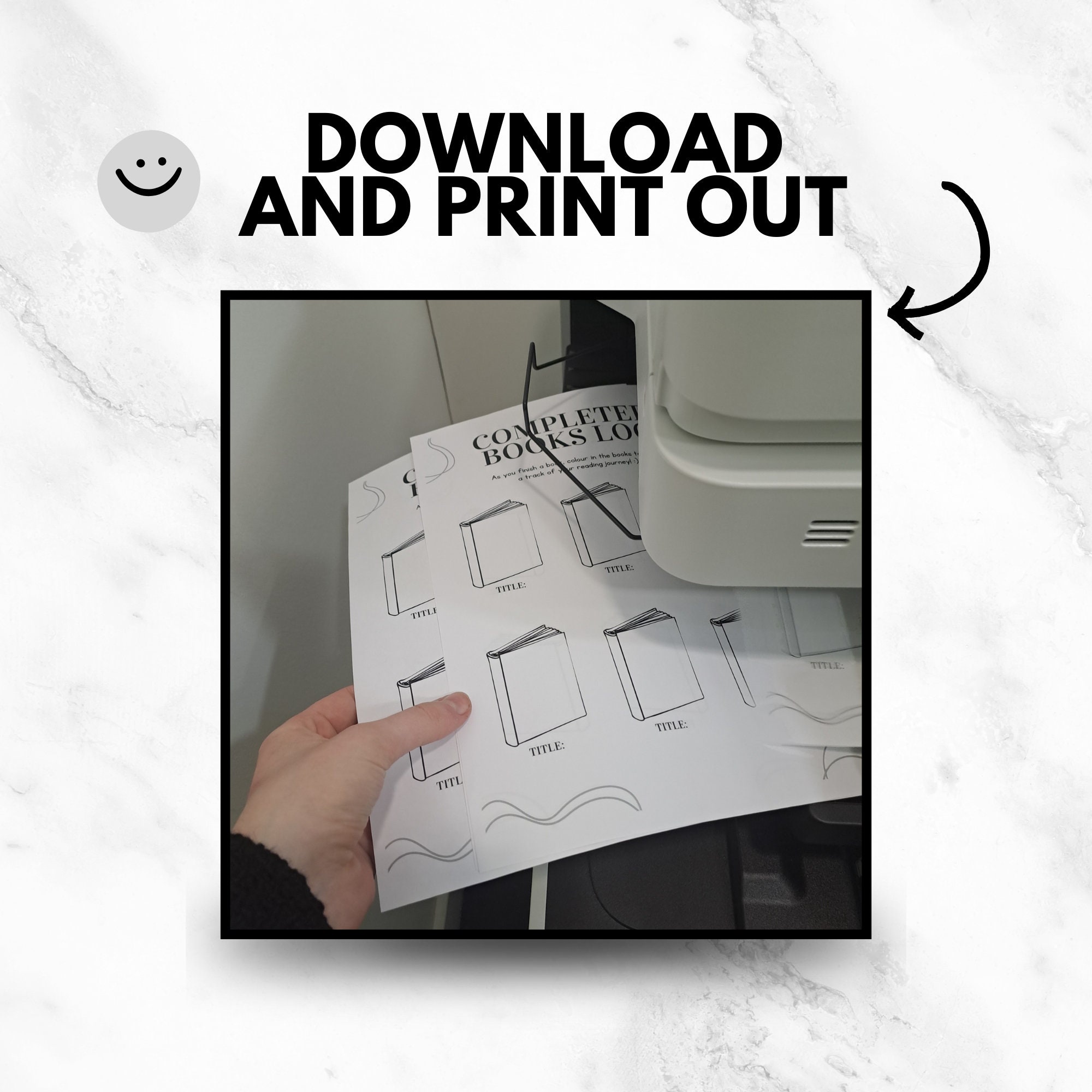 Completed Books Tracker Printable Log - Keep Track of the Books That ...