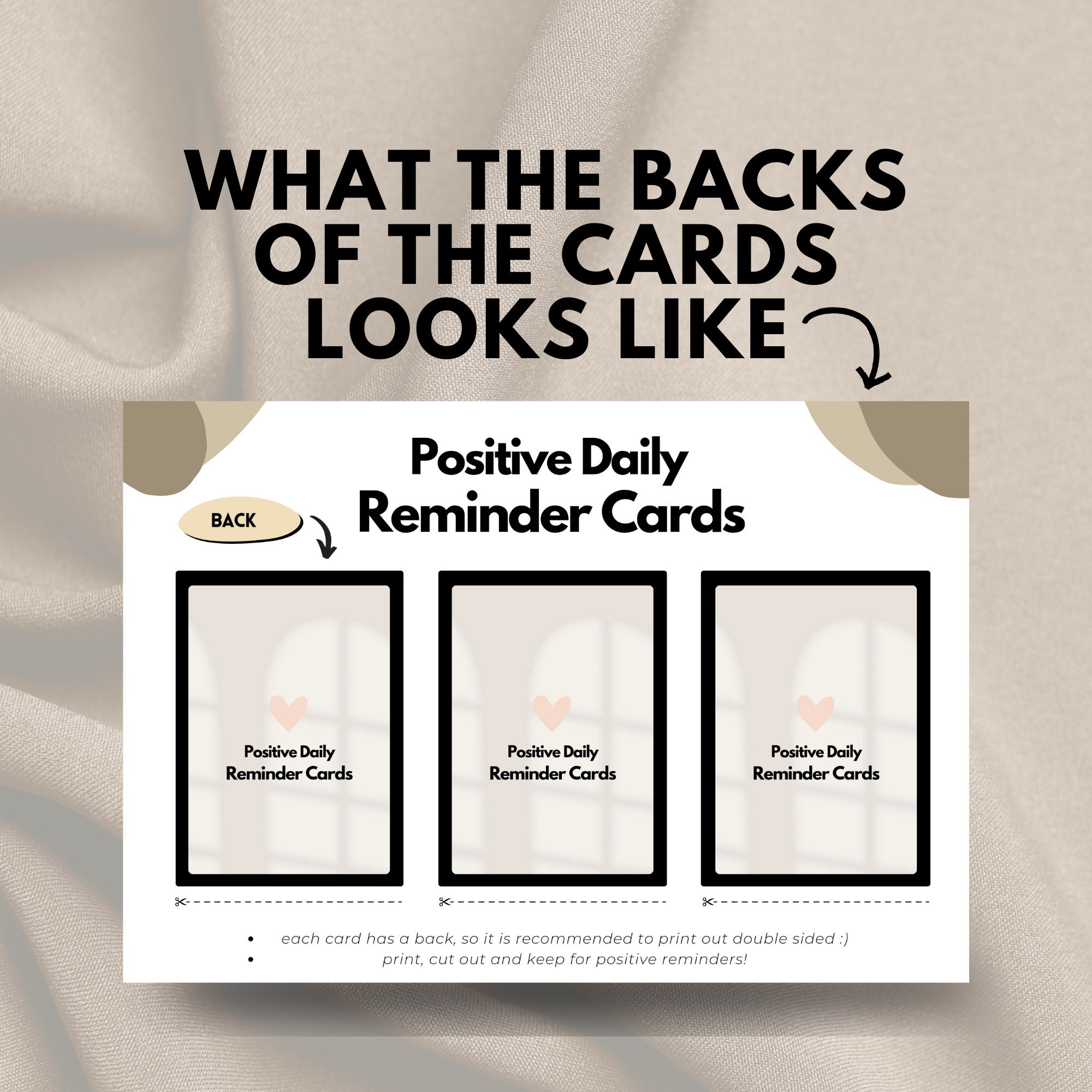 Positive Daily Reminder Cards Printable - Encouragement Cards - Etsy