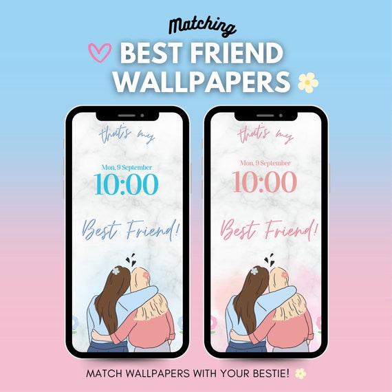 Matching best friend backgrounds store