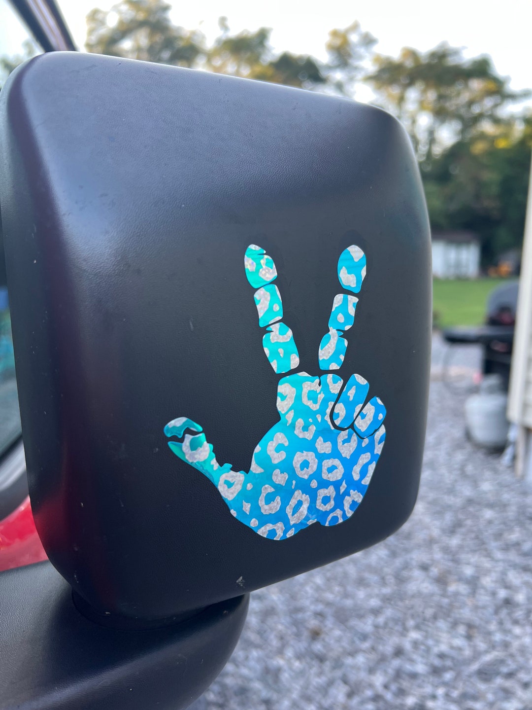 Cheetah Mermaid Wave Decal - Etsy