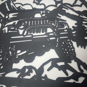 Custom Offroad Jeep Metal Sign, Personalized Jeep Garage Sign ...