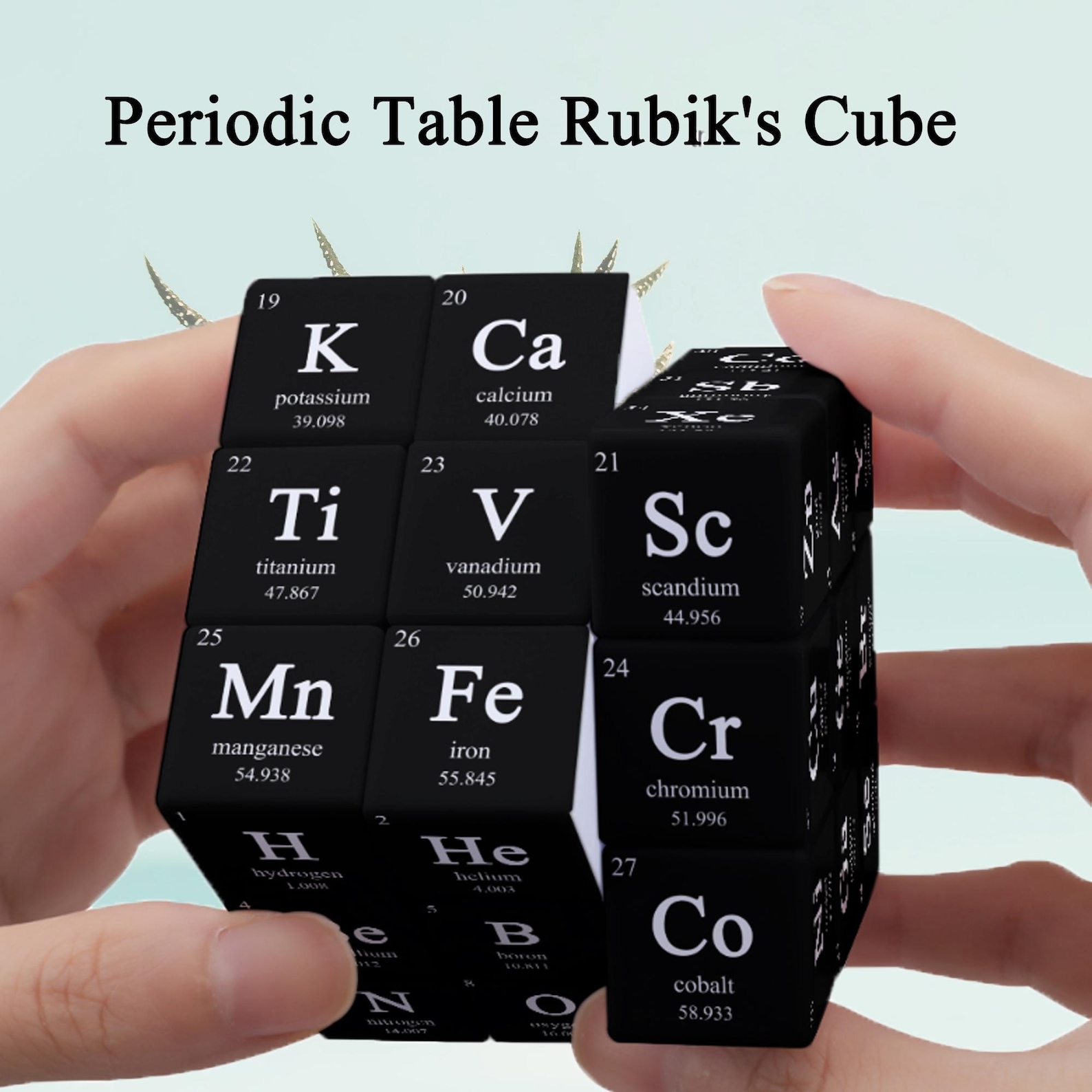 Personalized Rubik's Cube Periodic Table of Elements,custom Chemistry ...